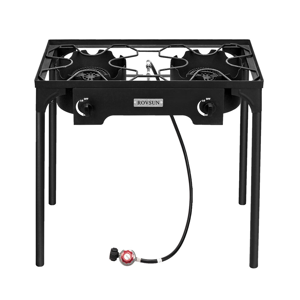 Camping Propane Stoves: Outdoor Gas Stove with Stand - ROVSUN