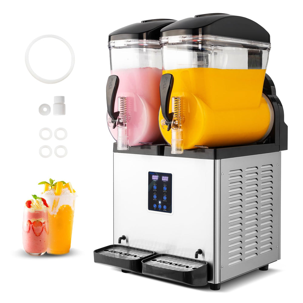 Commercial Slushy Machines: Frozen Drink Machines - ROVSUN