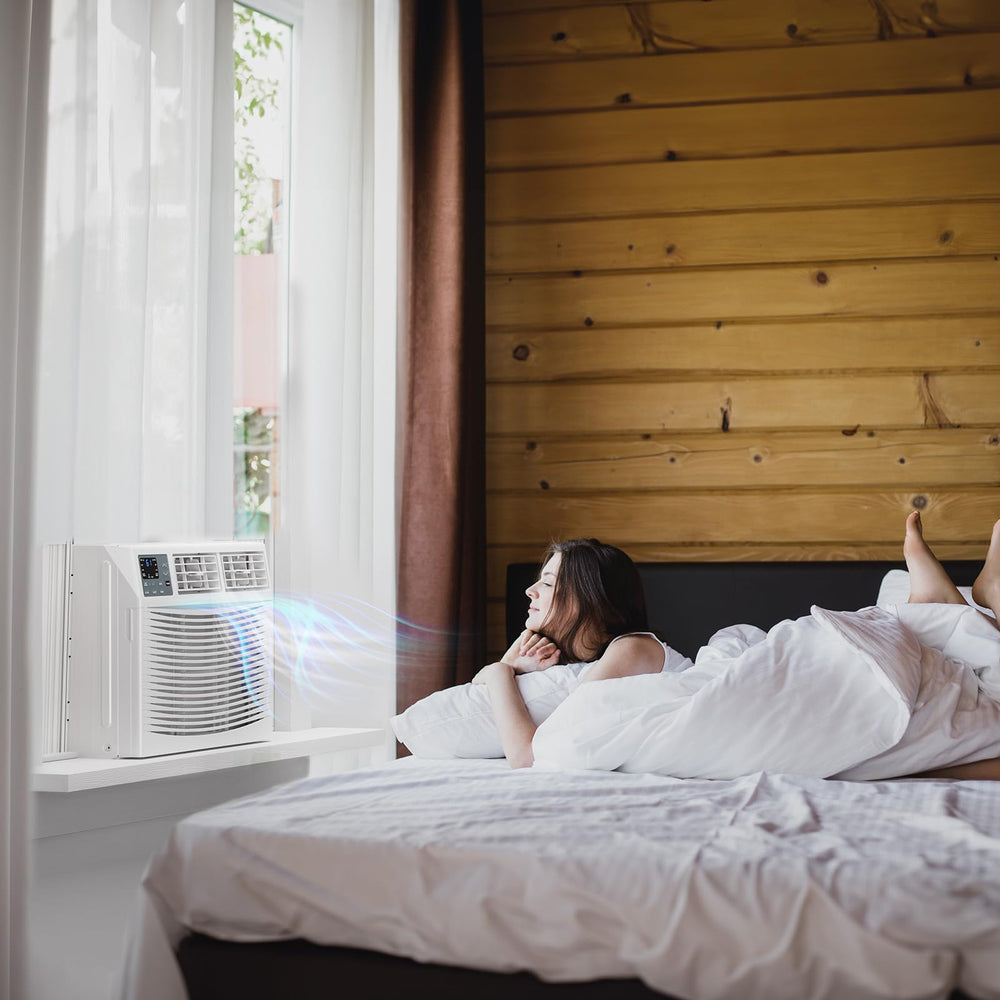 ROVSUN 8000 BTU 115V Window Air Conditioner with Heat