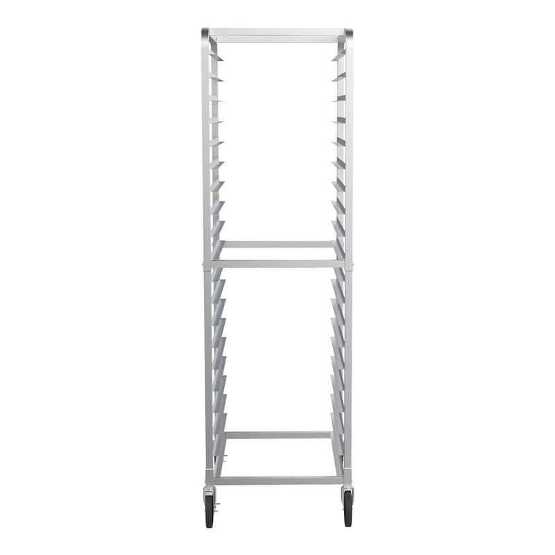 ROVSUN 20-Tier Bakery Rack Stainless Steel 26 Inches Wide Bun Pan Shee