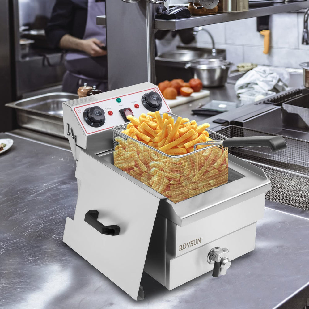 Electric Deep Fryers: Best Countertop Deep Fryer - ROVSUN
