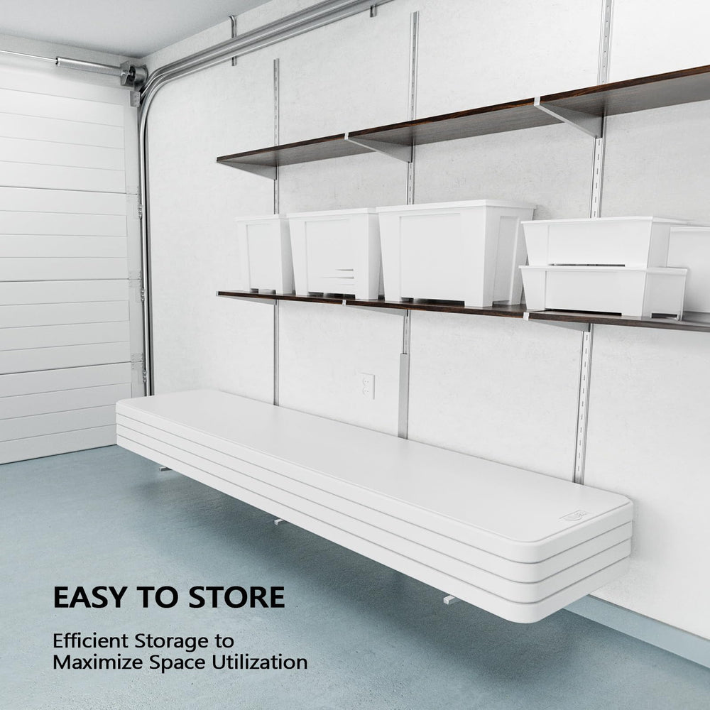 VINGLI 6 FT Narrow Folding Portable Plastic Long Table