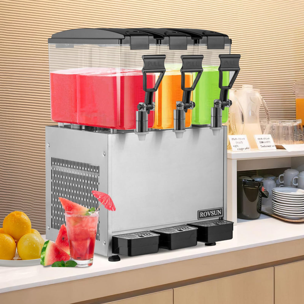 Commercial Beverage Dispenser for Juice & Cold Drinks - ROVSUN