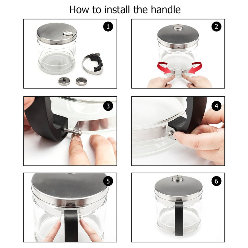 ROVSUN 4L Stainless Steel Water Distiller Countertop with Glass Collec