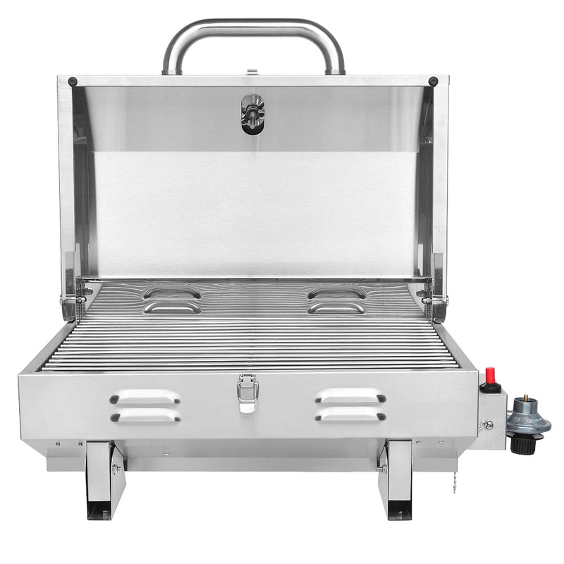 ROVSUN 1 Burner 12000BTU Portable Propane Grill for Outdoor Camping ...